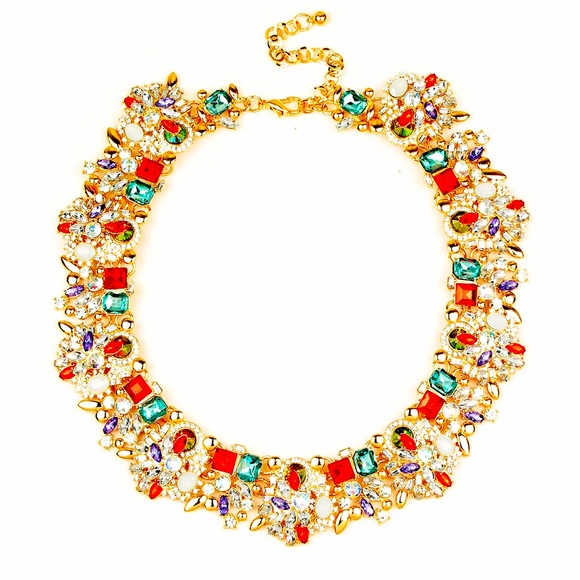 eye candy | Jewelry | Sloane La Eye Candy Red Blue 4k Gold Plated Gem ...